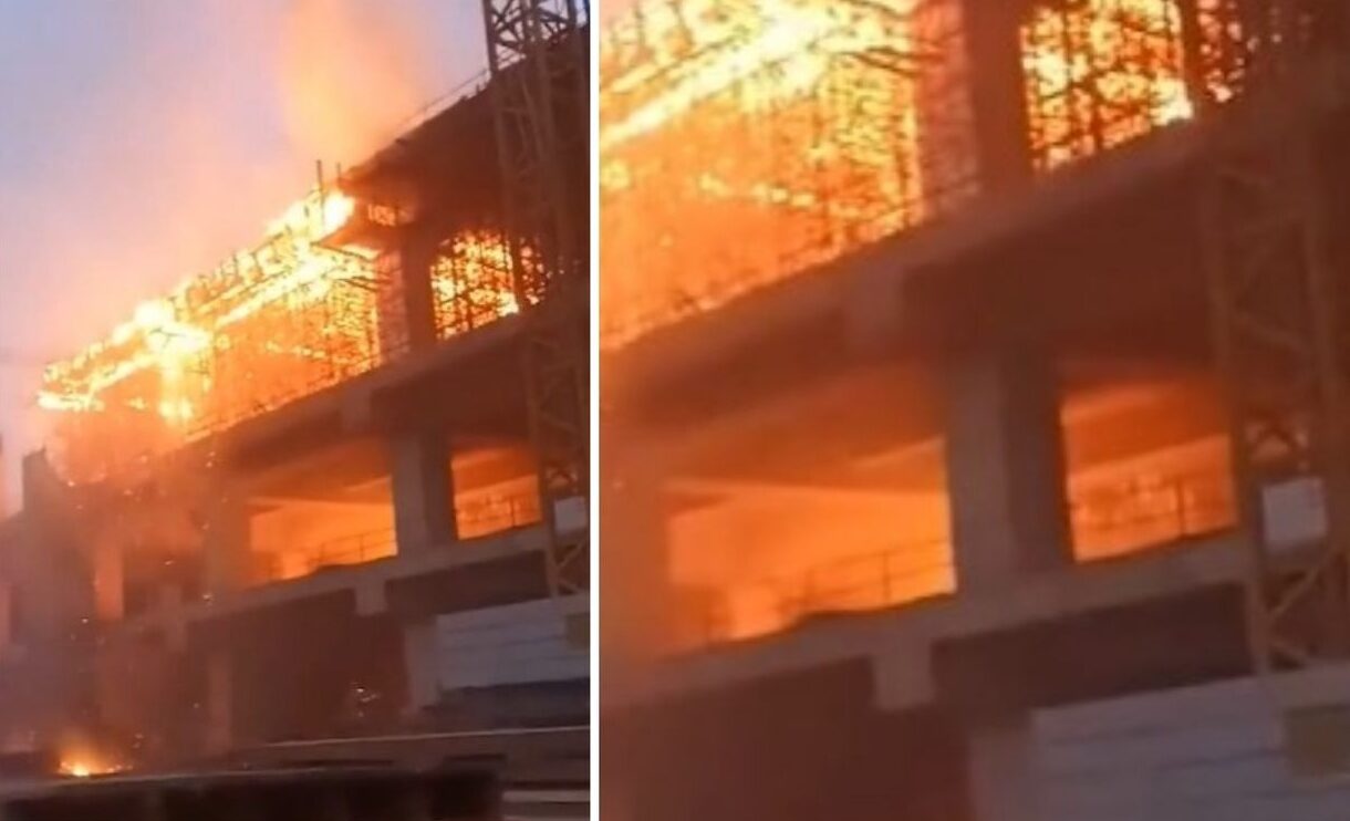 Fire Breaks Out at Sabarmati Bullet Train Station Construction Site in ...